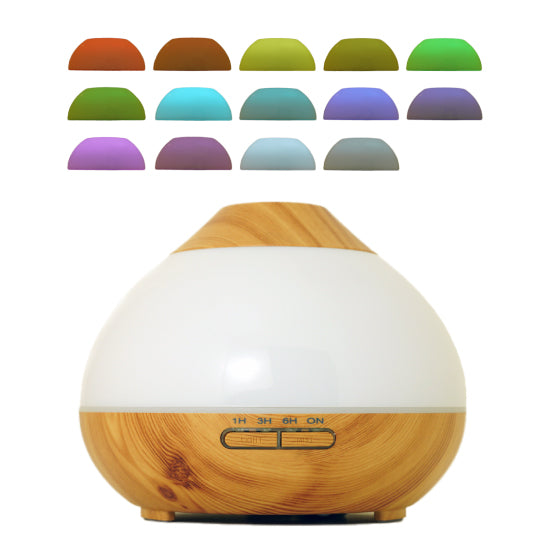 Ultrasonic Diffuser (Faux Wood 300ml) – Pompeii Street Soap Co.