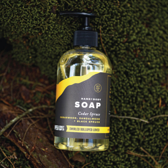 Cedar Spruce Liquid Soap – Pompeii Street Soap Co.